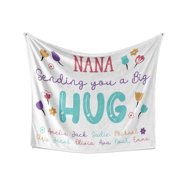 Personalized Blanket - Sending You a Big Hug | The Blanket Loft